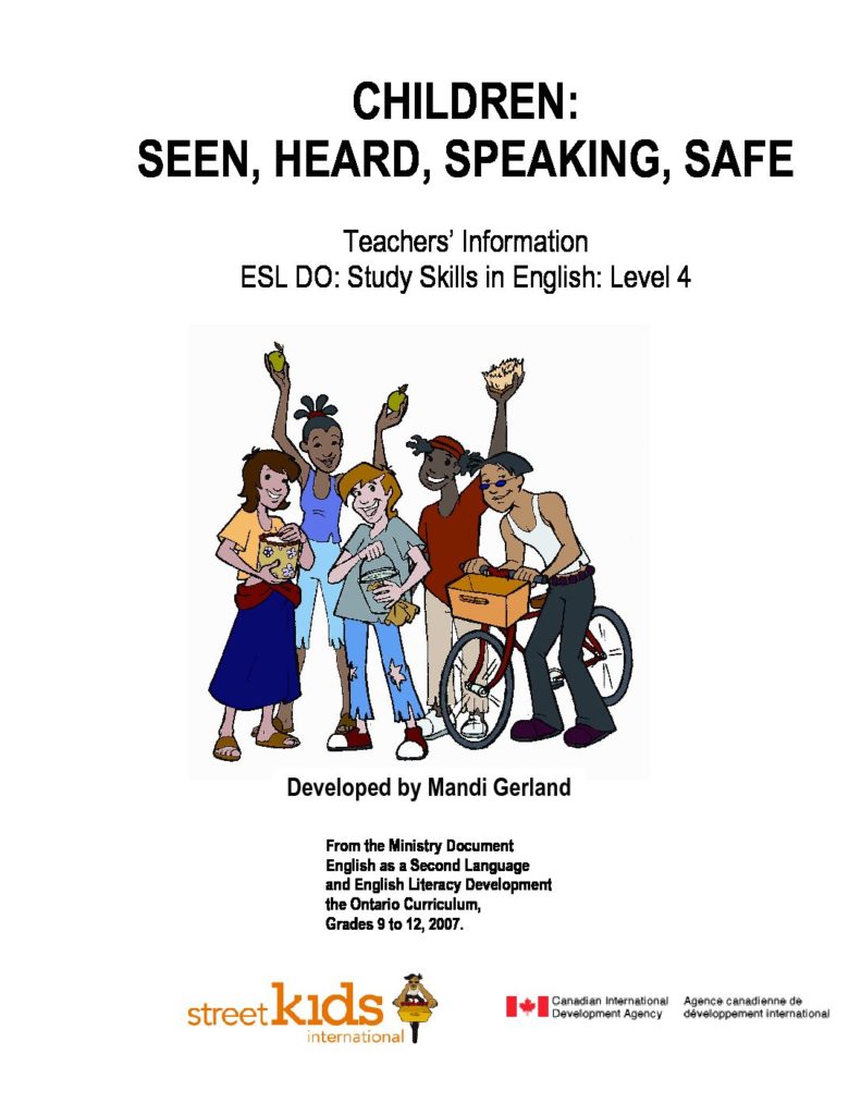 Children: Seen, Heard, Speaking, Safe - CSC