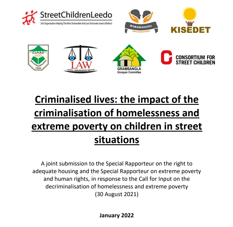 Criminalised lives: the impact of the criminalisation of homelessness ...